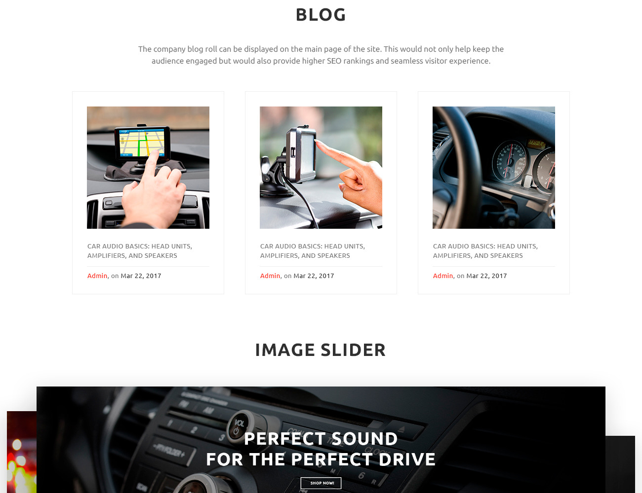StereoCar - Car Audio Store Magento Theme - TemplateMonster