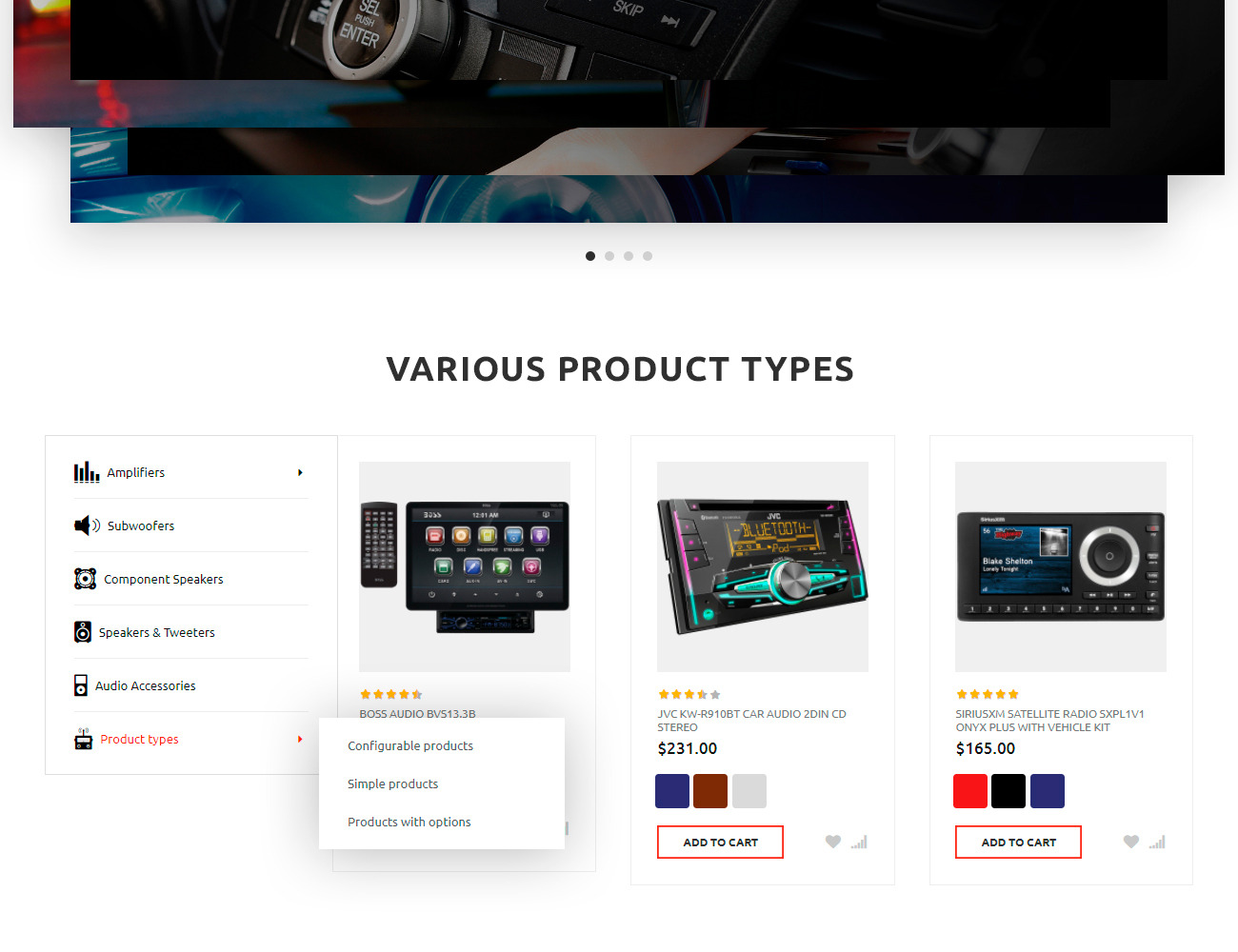 StereoCar - Car Audio Store Magento Theme - TemplateMonster