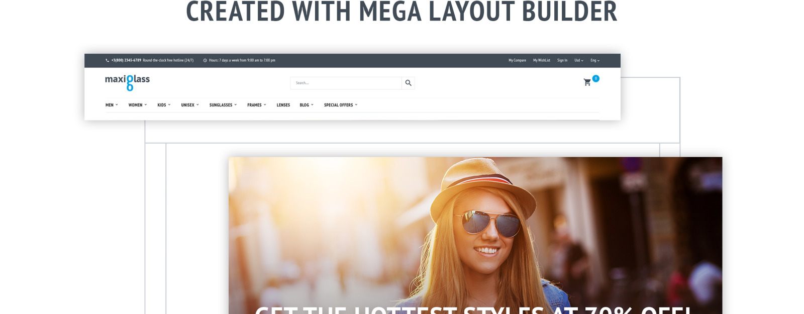 MaxiGlass - Optometric Store PrestaShop Theme