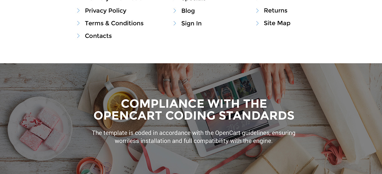 Craftwork - Sophisticated Handmade Jewelry Online Store OpenCart Template