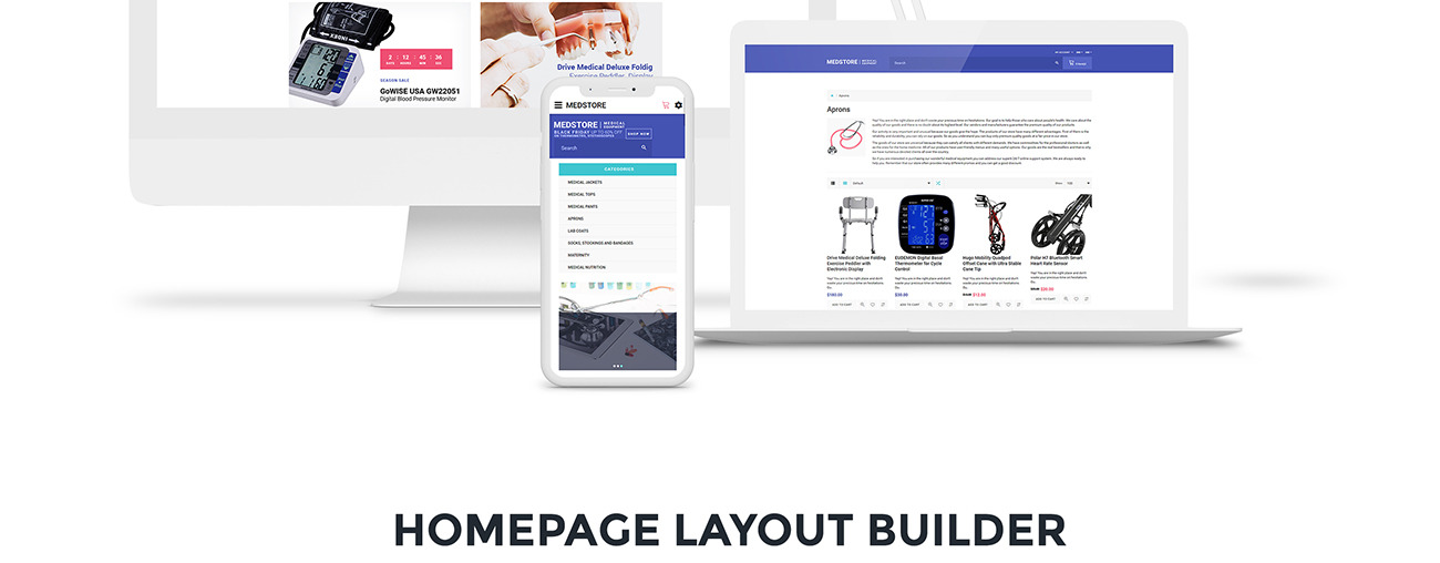 Medstore - Responsive Medical Equipment Online Store OpenCart Template