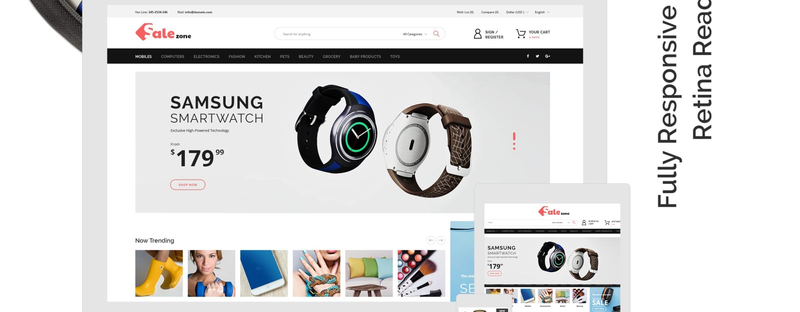 SaleZone - Great Store means Great Choice PrestaShop Theme