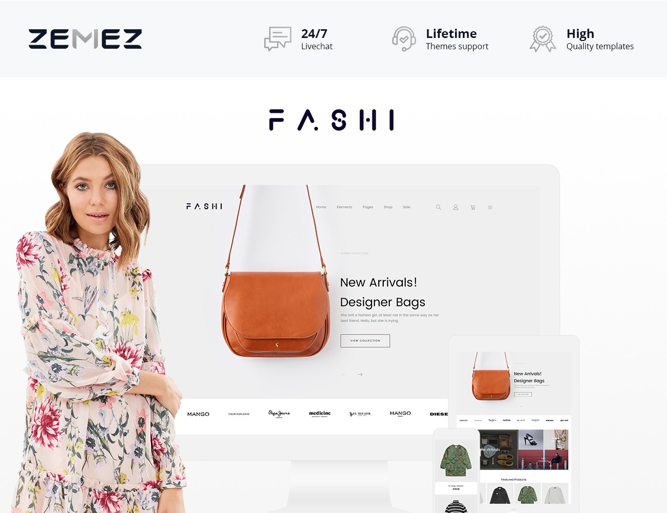 Fashi - Fashion Boutique Magento Theme - TemplateMonster