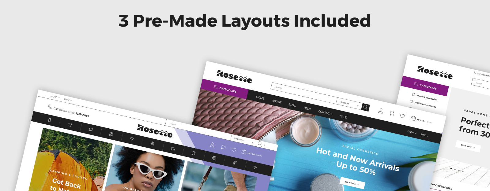 Rosette - Multi-Category Store PrestaShop Theme