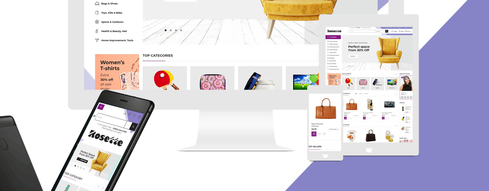 Rosette - Multi-Category Store PrestaShop Theme