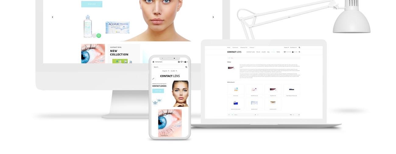 Contact Lens OpenCart Template #70481 - TemplateMonster