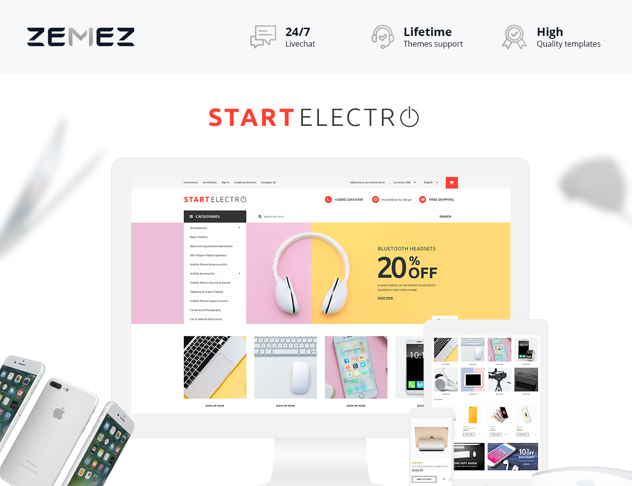 StartElectro - Electronics Store Magento Theme