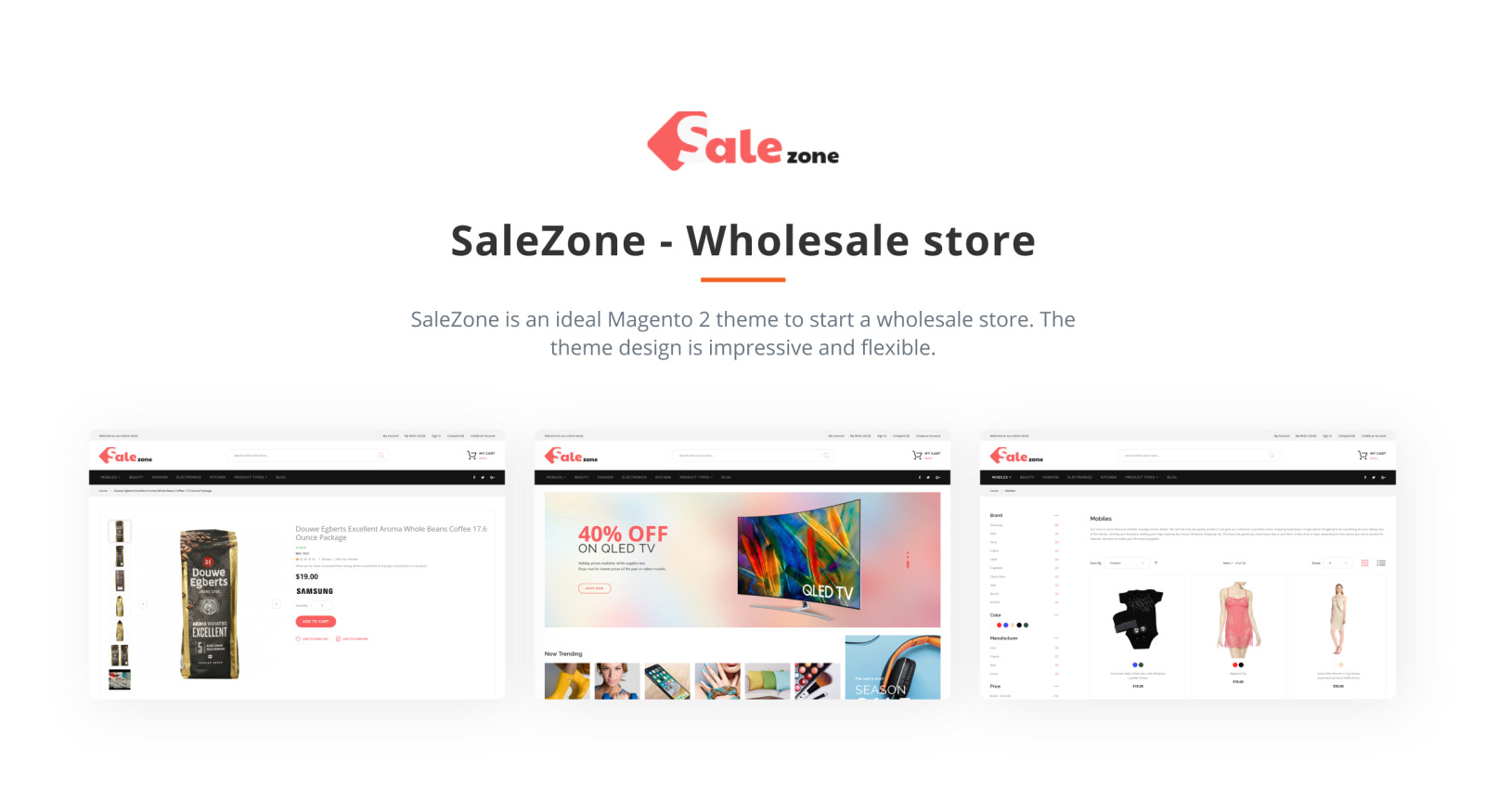 SaleZone - Wholesale eCommerce Magento Theme