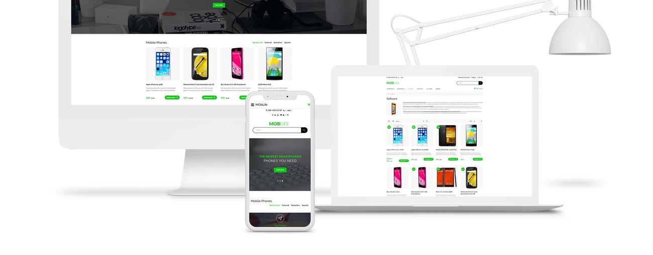 MobLife - Cell Phones Store OpenCart Template