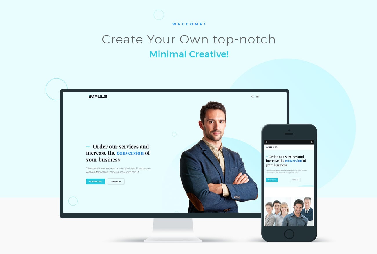 Impuls - Minimal Creative Business WordPress Elementor Theme