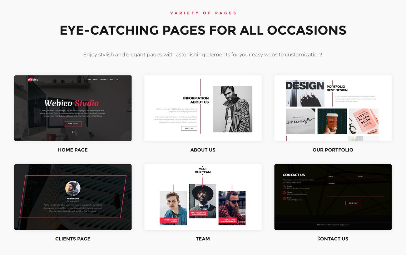 Webico - Web Design WordPress Elementor Theme