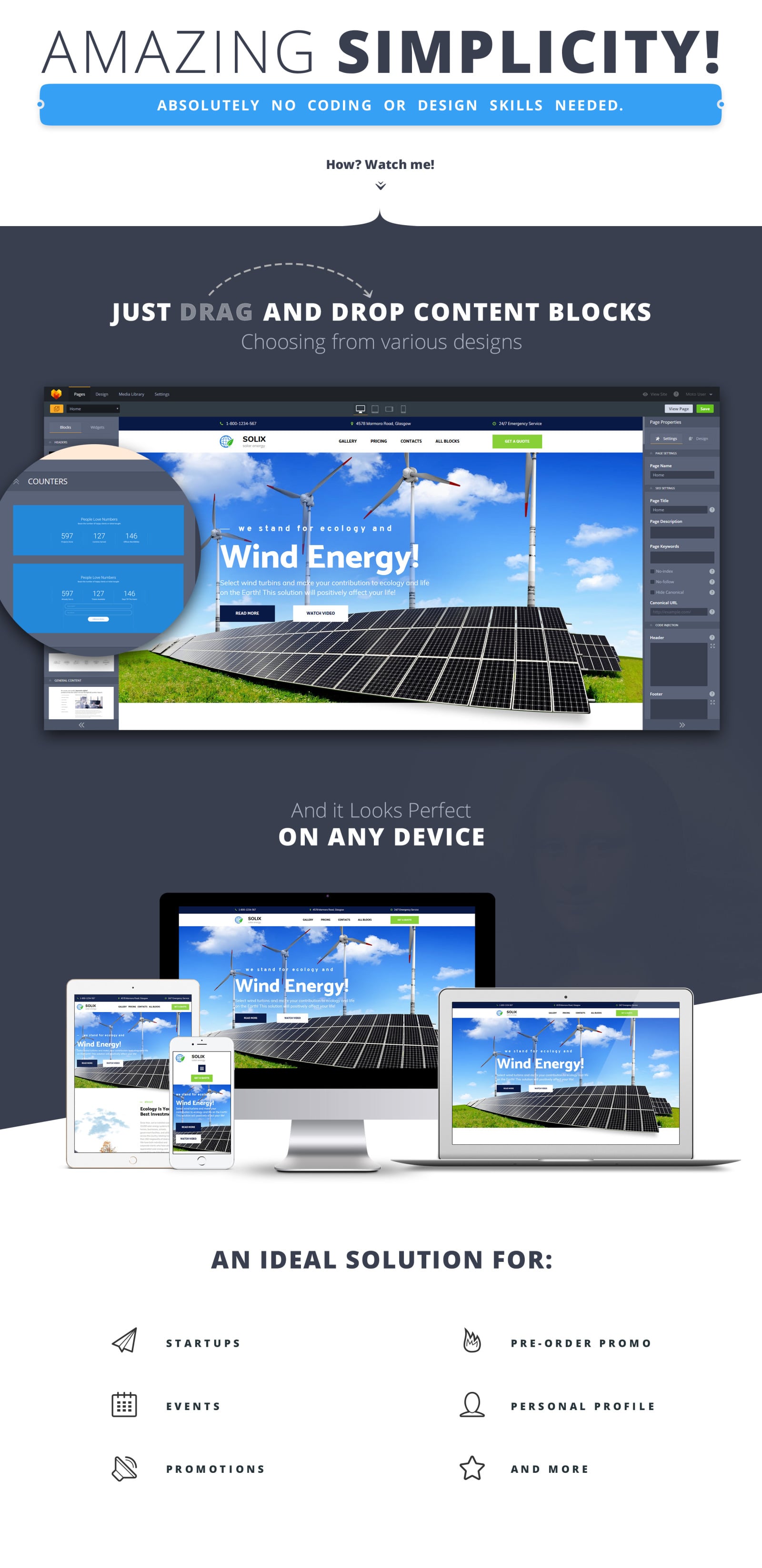 Solix - Solar Energy Landing Page Template - TemplateMonster