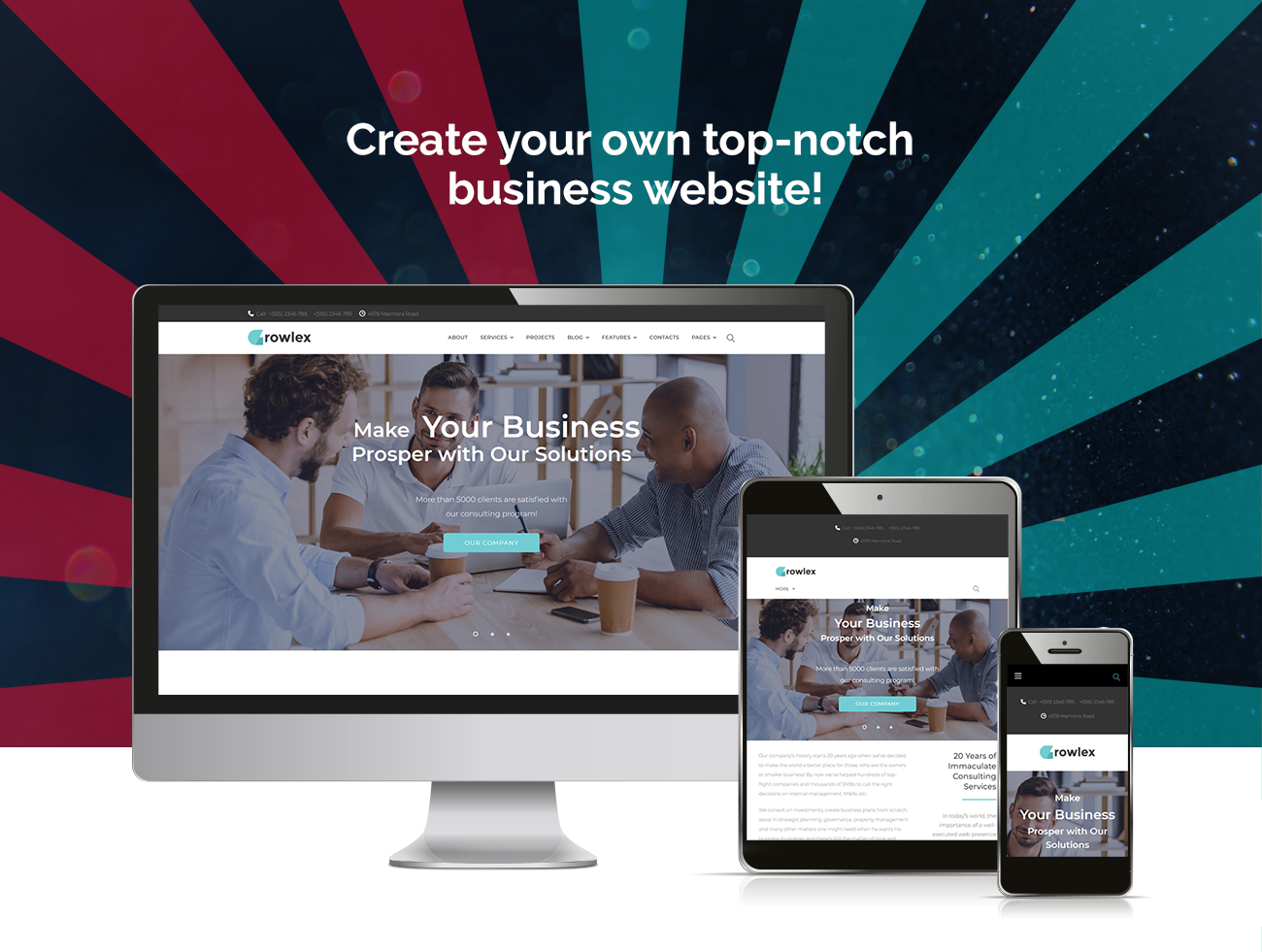 Glowlex - Consulting Services Multipurpose Clean WordPress Elementor Theme