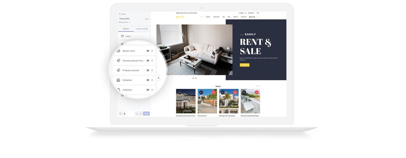 RENTS - Real Estate Multipage Clean Shopify Theme