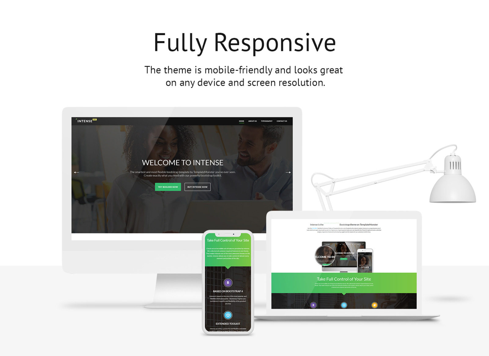 Intense - Free version HTML Website Template