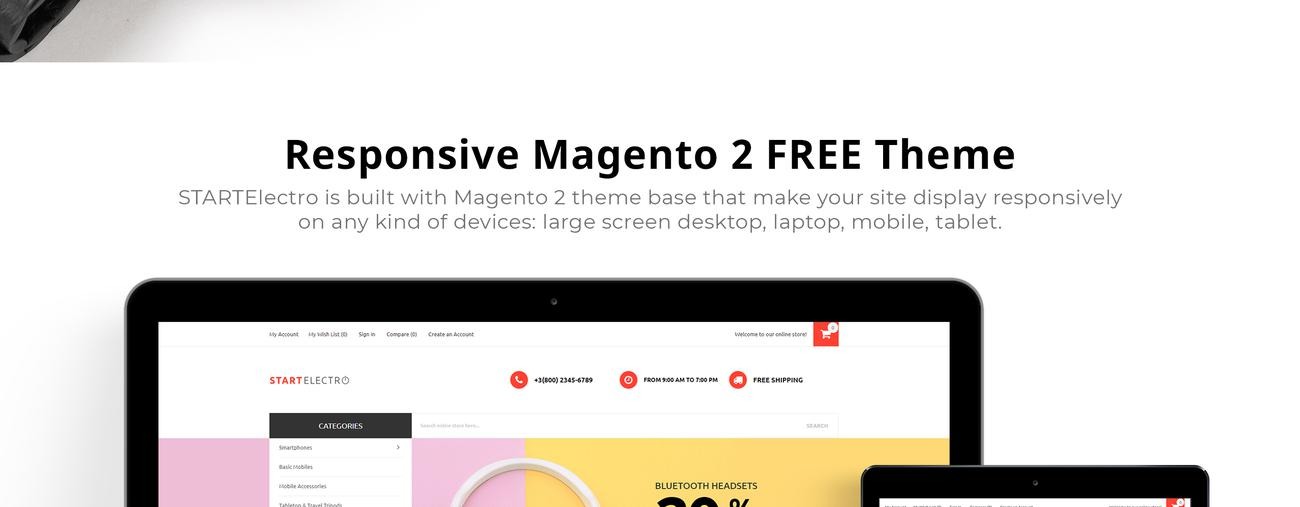 StartElectro - FREE eCommerce Magento Theme - TemplateMonster
