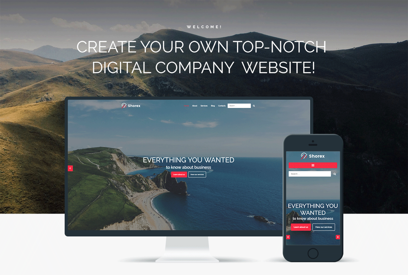 Shorex - Digital Multipurpose Modern WordPress Elementor Theme