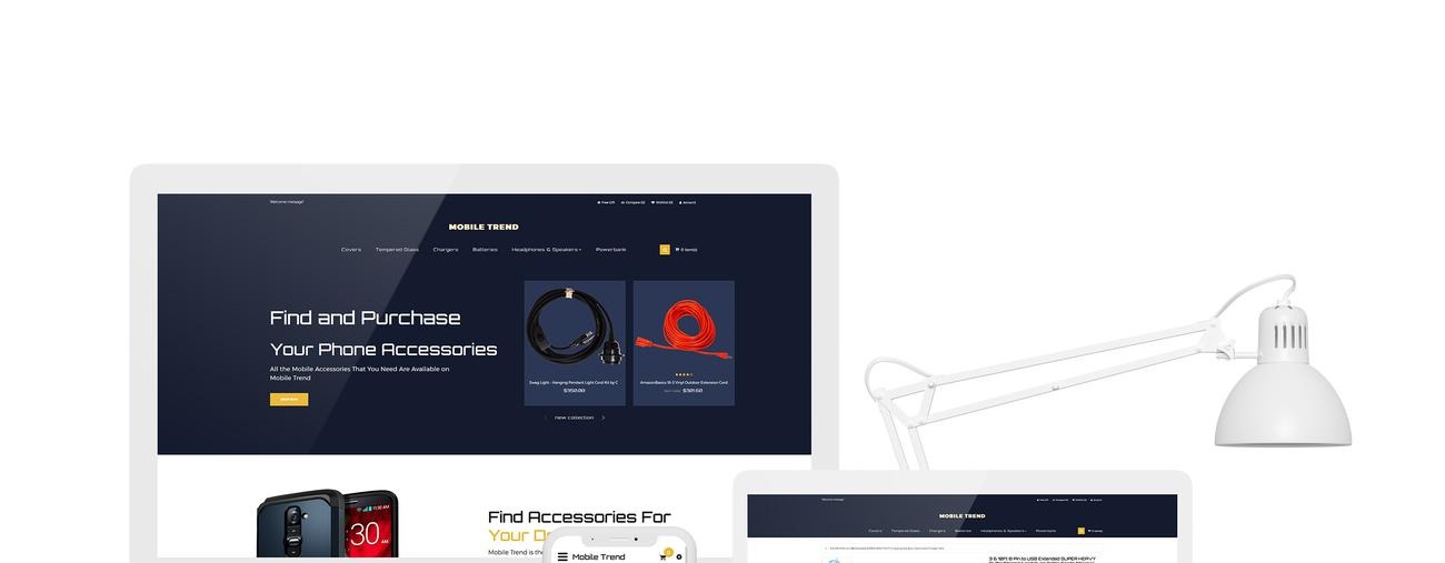 Mobile Trend - Mobile Accessories Store Modern OpenCart Template