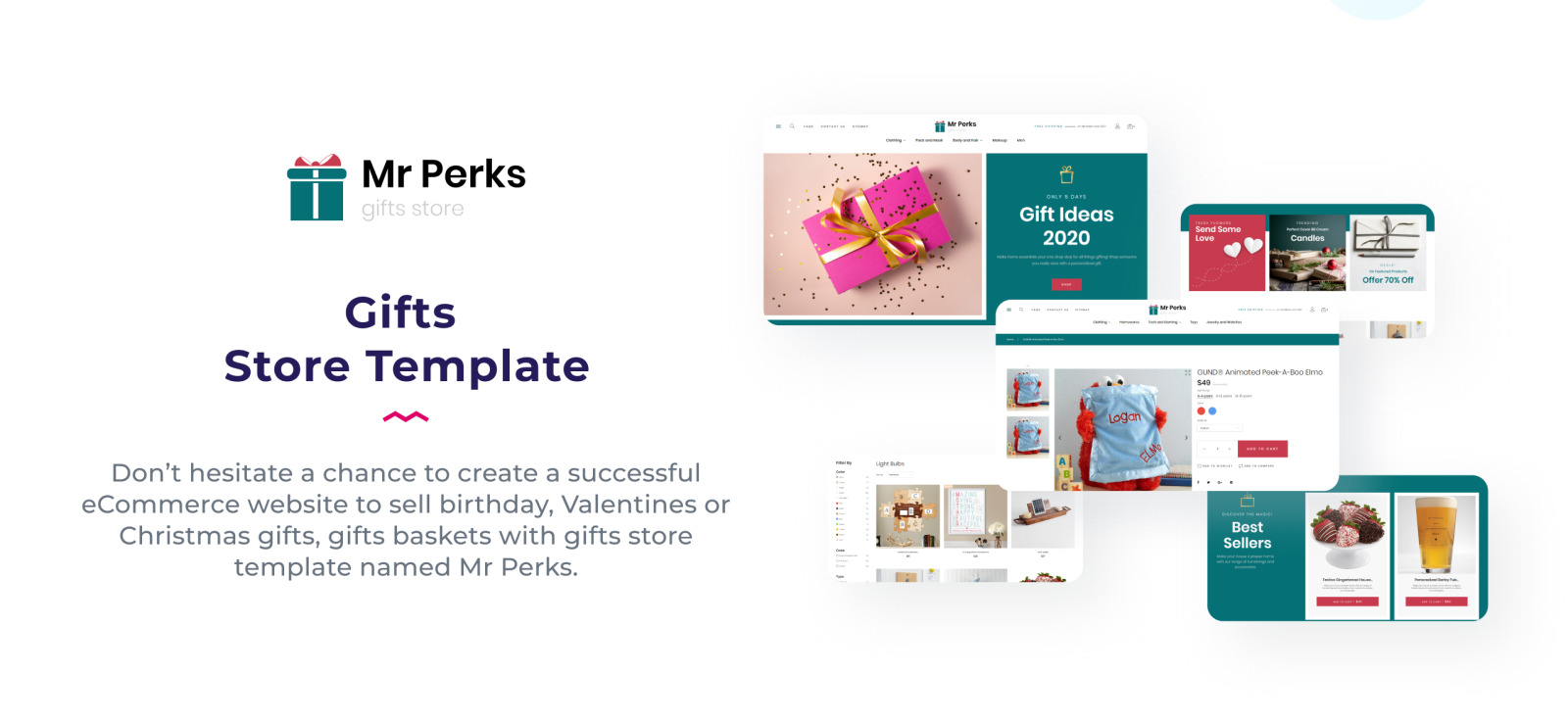 Mr Perks - Gifts Store Template PrestaShop Theme