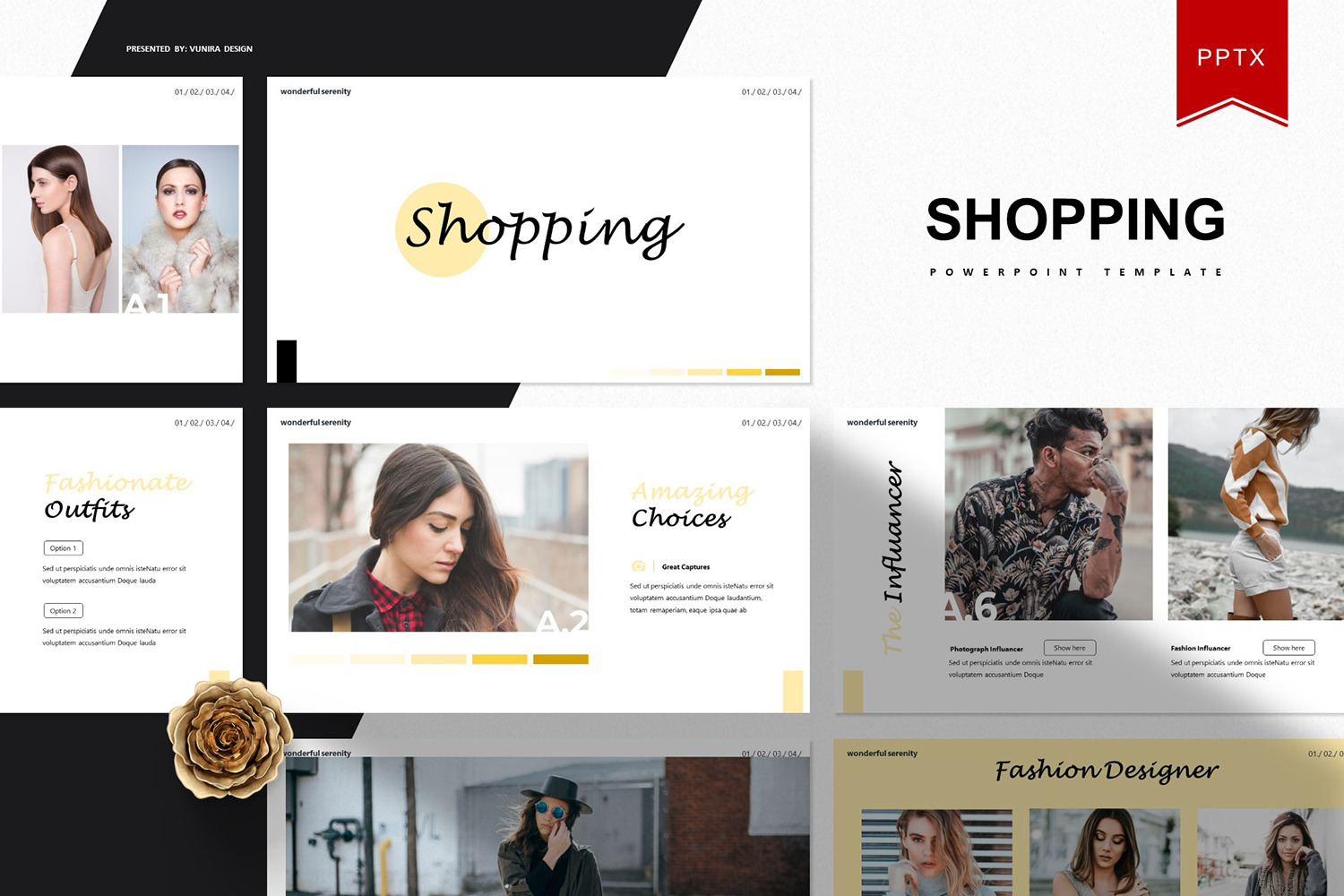 Shopping | PowerPoint template #100948 - TemplateMonster