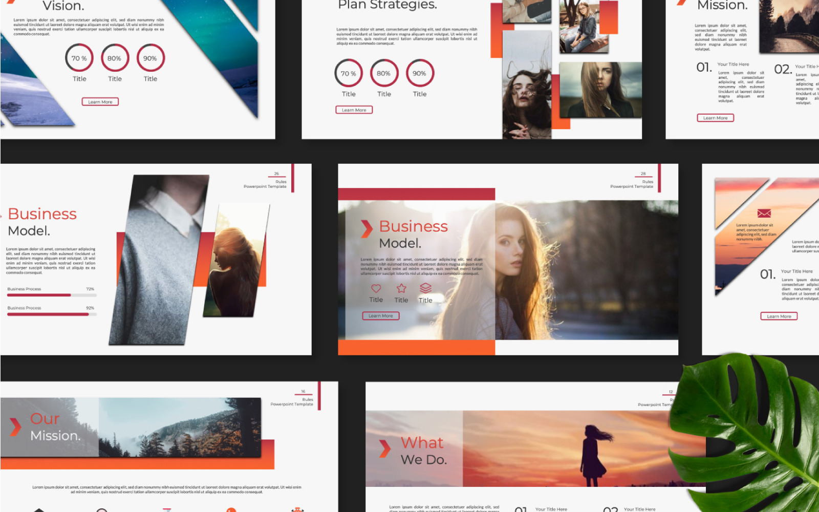 Rules Presentation PowerPoint template - TemplateMonster
