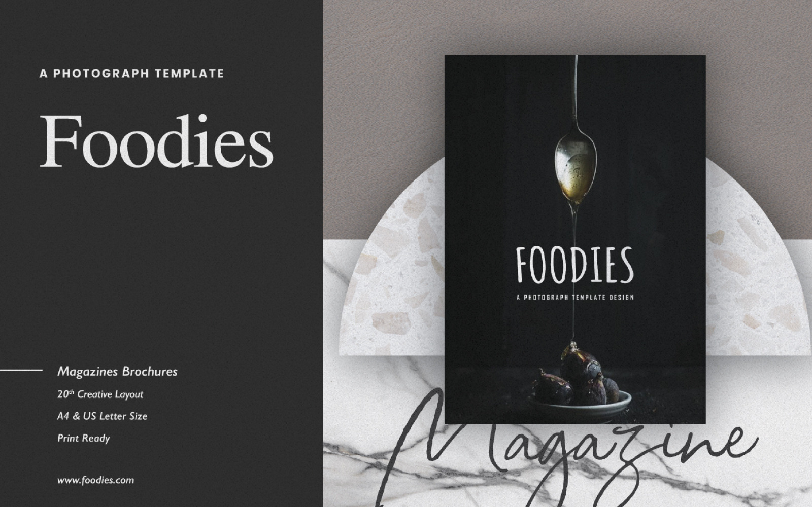 Foodies Magazine Template #101790 - TemplateMonster