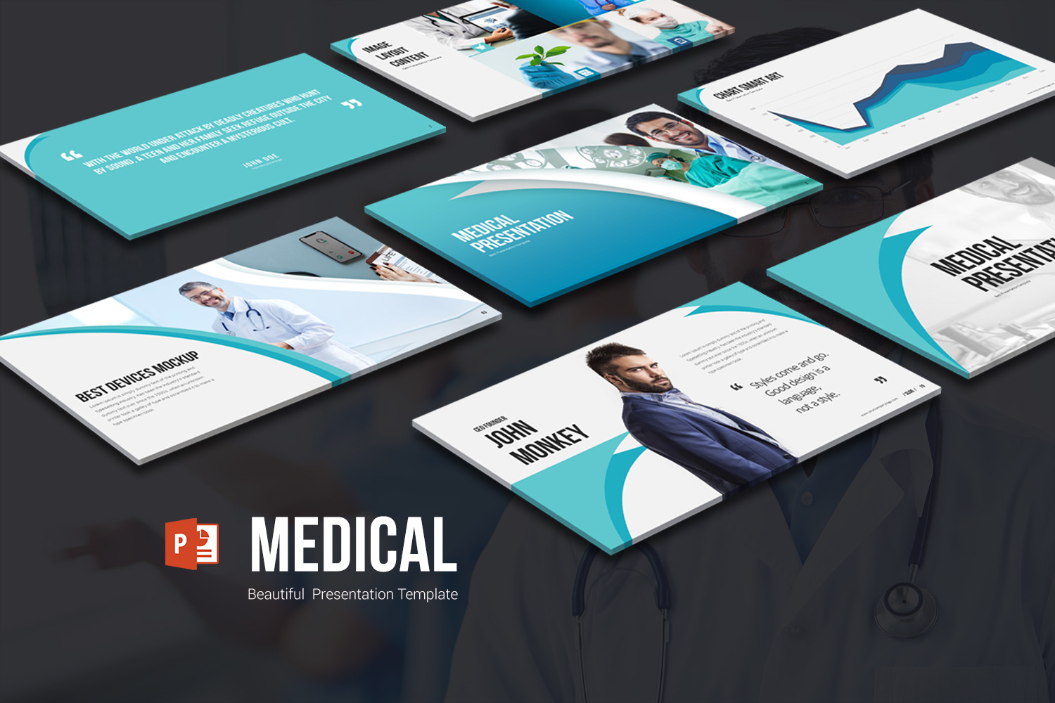 Medical Presentation PowerPoint template - TemplateMonster