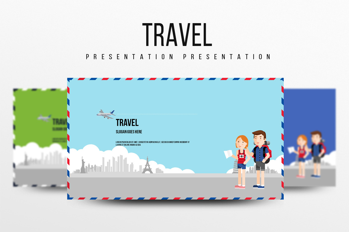 Travel PowerPoint template #103052 - TemplateMonster