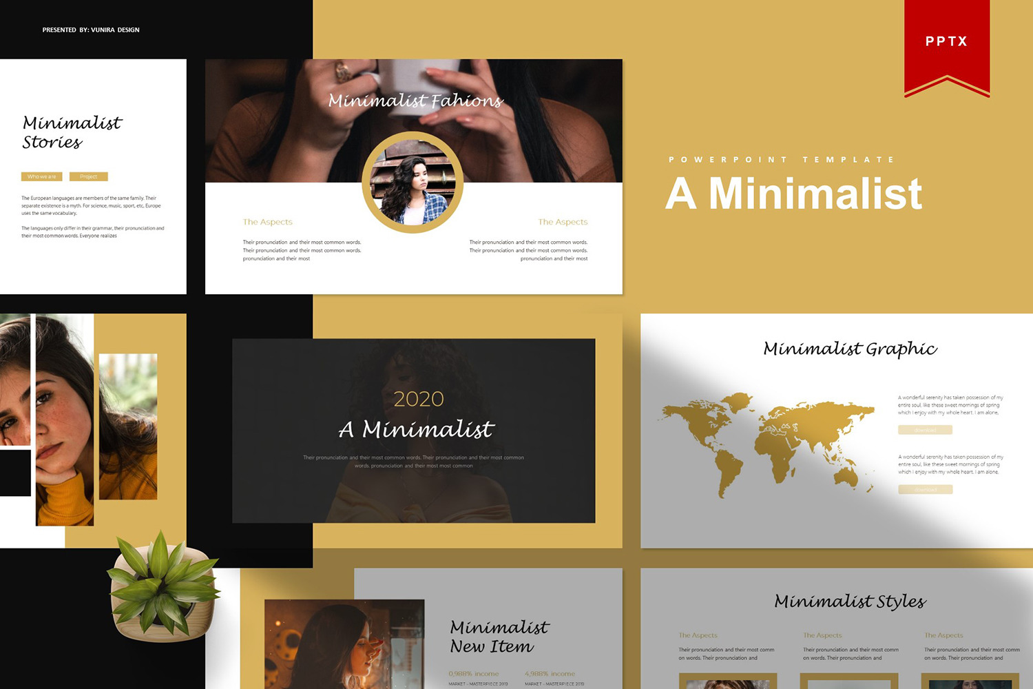 A Minimalis | PowerPoint template #103399 - TemplateMonster