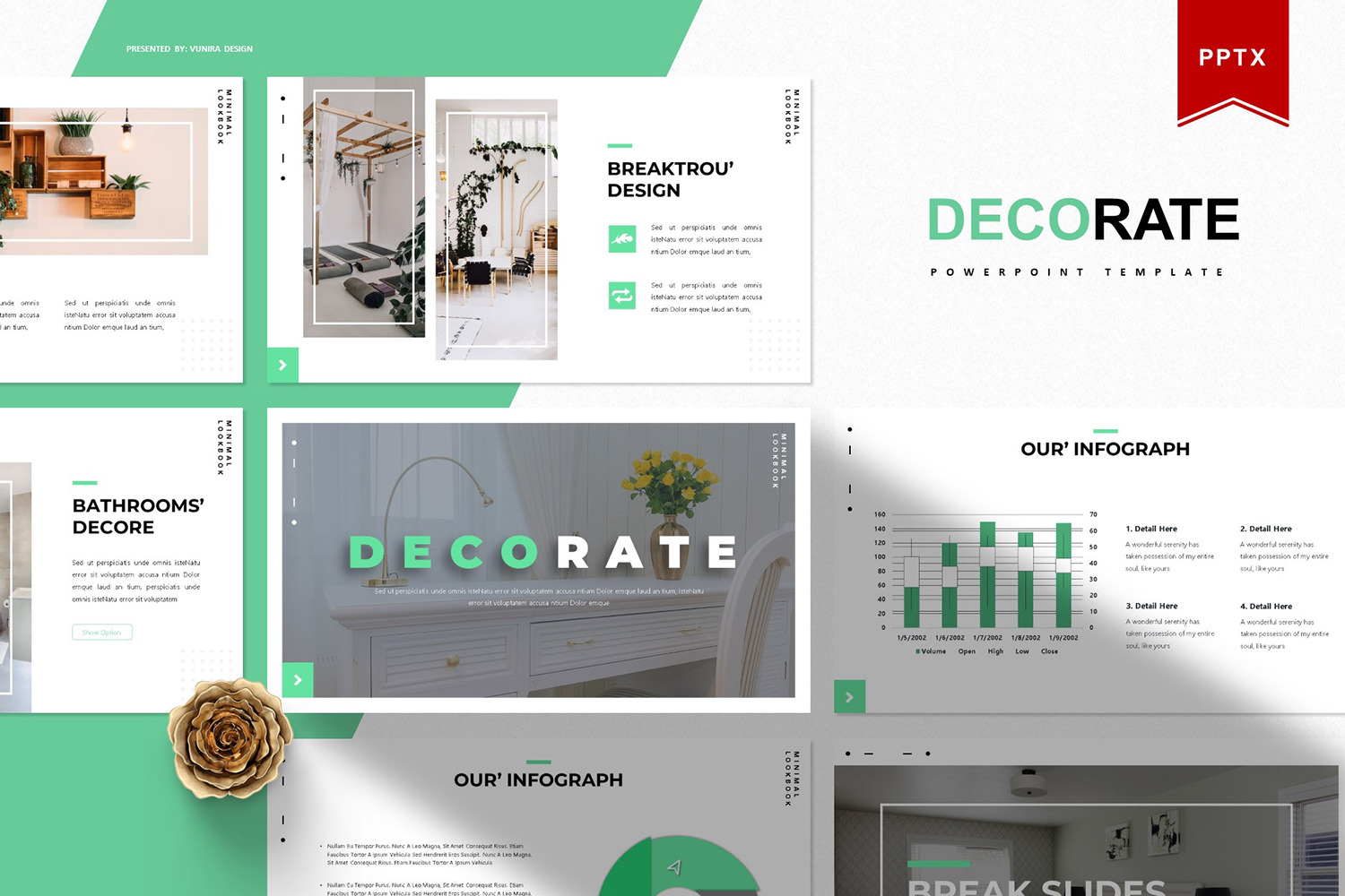 Décorer | Modèle PowerPoint #103394 - TemplateMonster