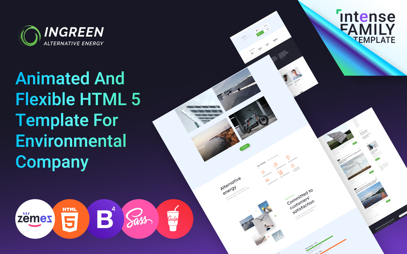 InGreen - Green Energy Website Template - TemplateMonster