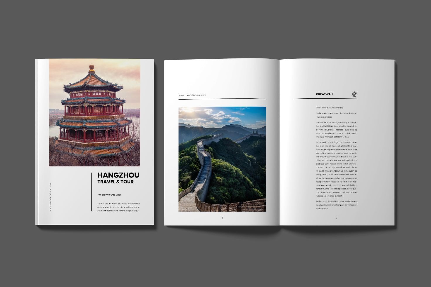 Travel Tour Magazine Template #104320 - TemplateMonster