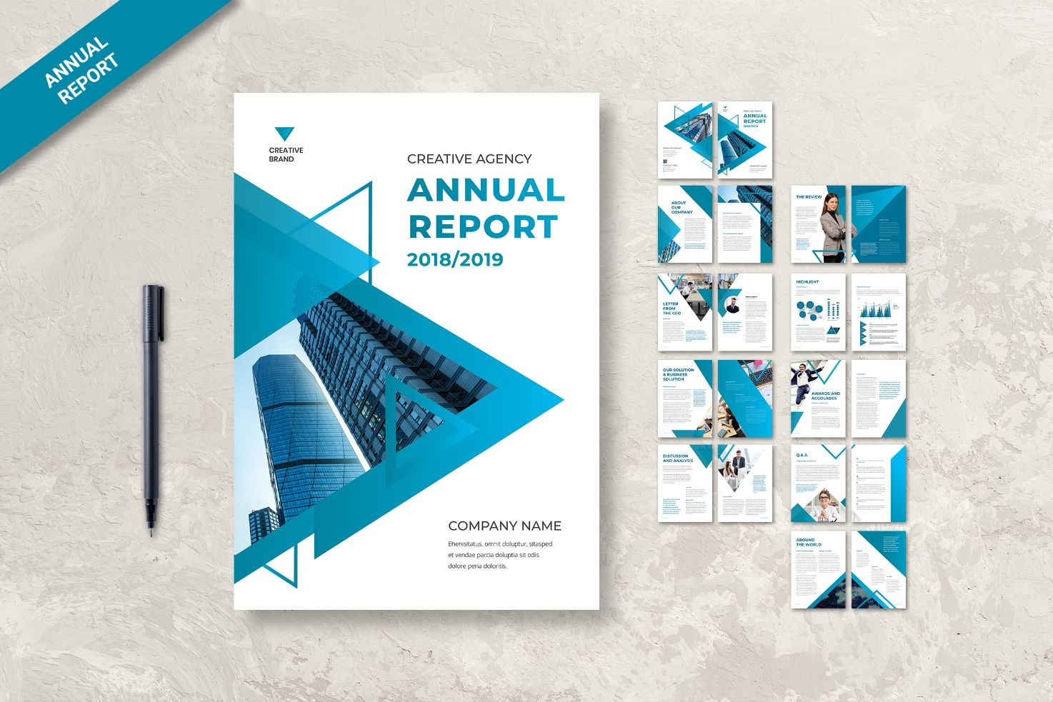 Annual Report Information - Corporate Identity Template