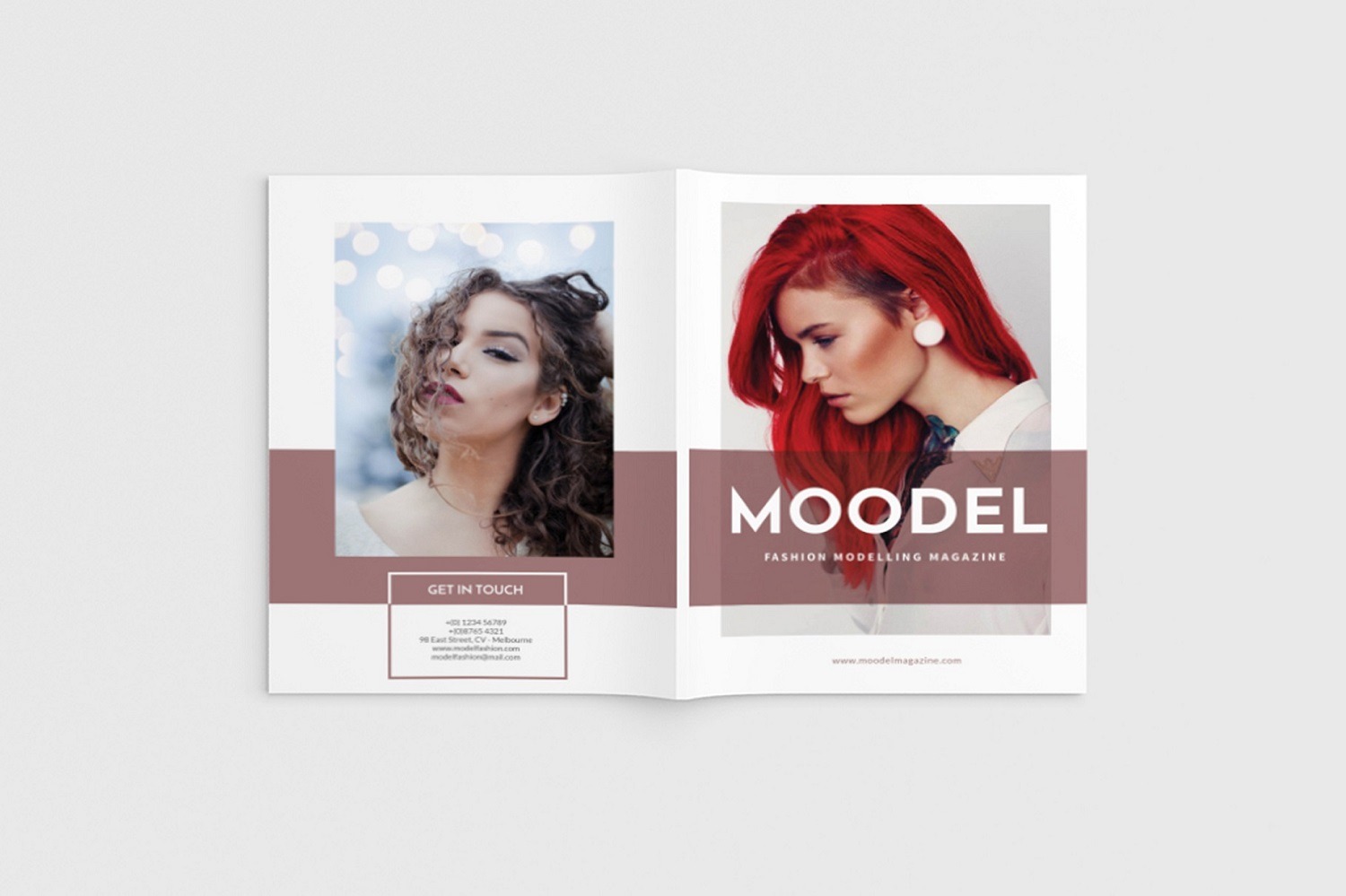 Modela - A4 Magazine Model Brochure - Corporate Identity Template