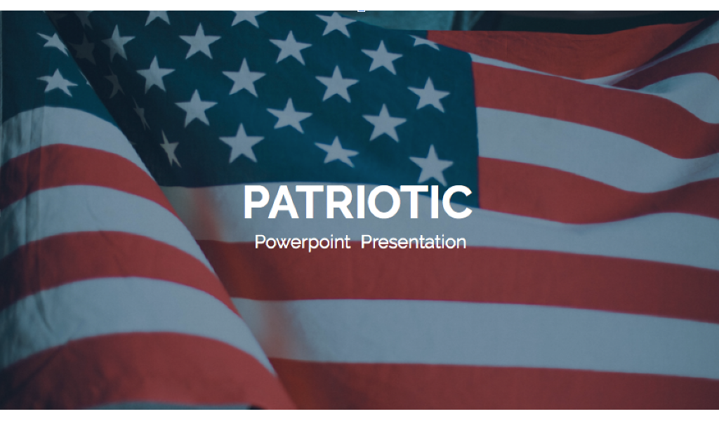 Patriotic PowerPoint template #107280 - TemplateMonster