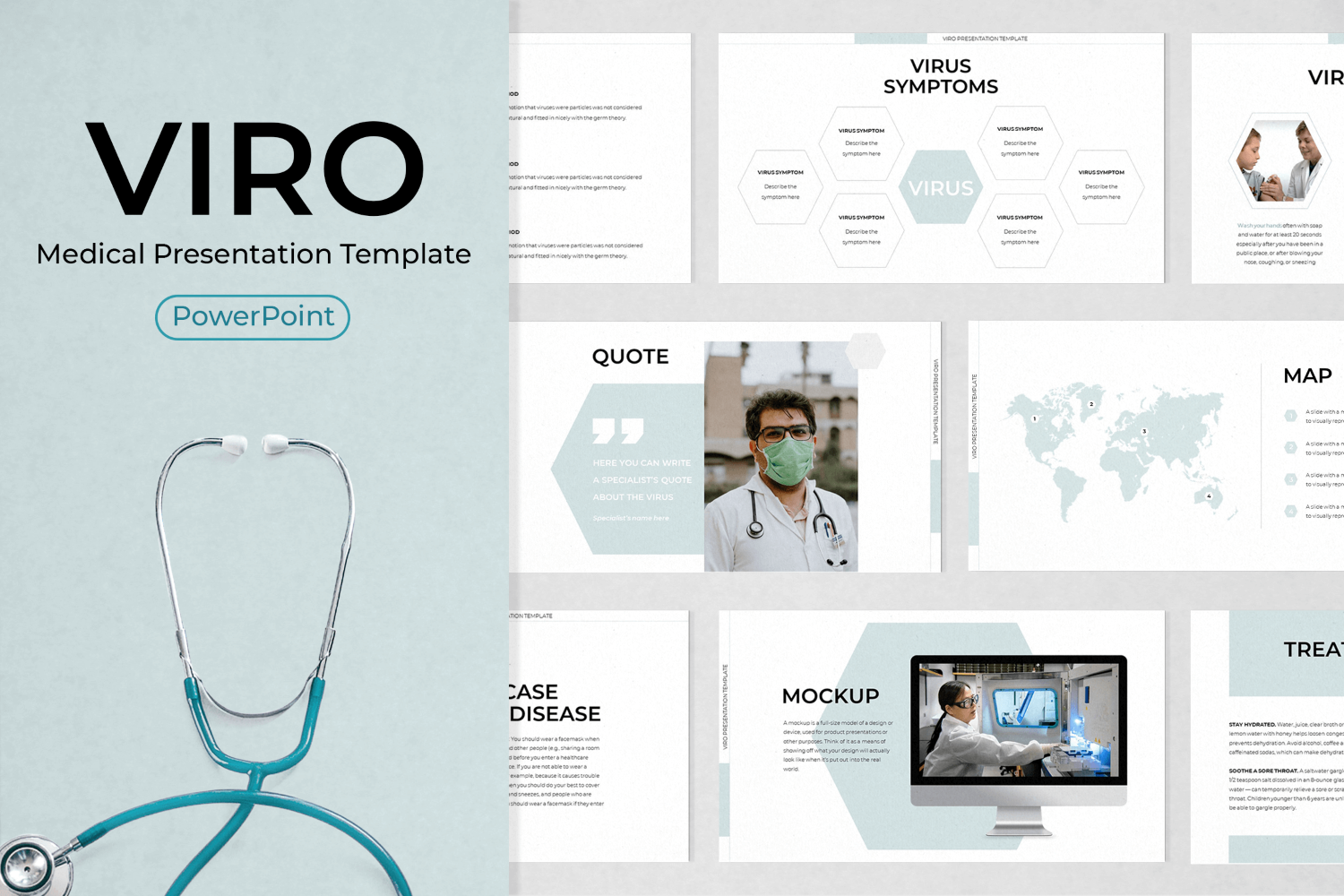 Medical Presentation PowerPoint template - TemplateMonster