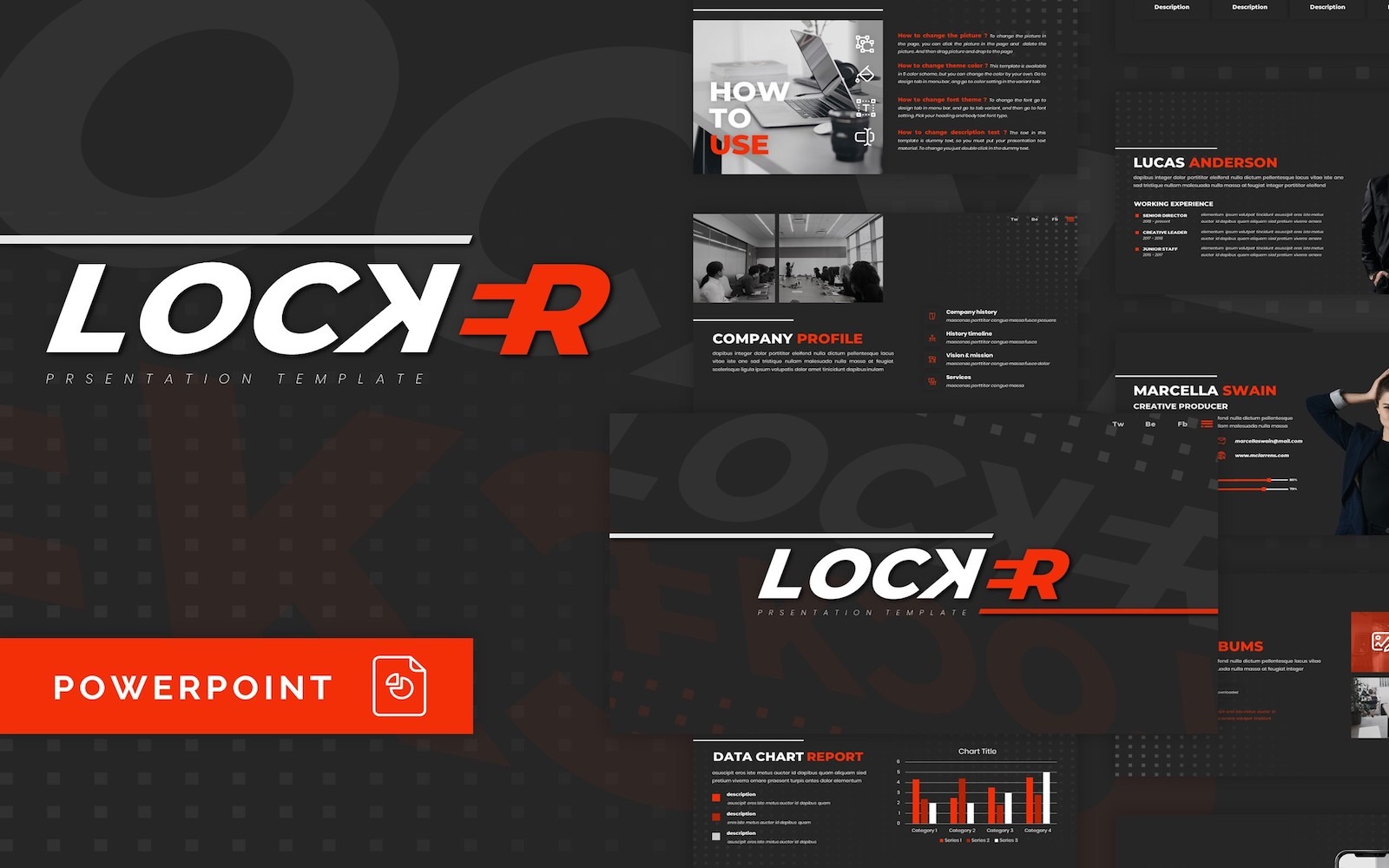 Locker - Multipurpose PowerPoint template - TemplateMonster