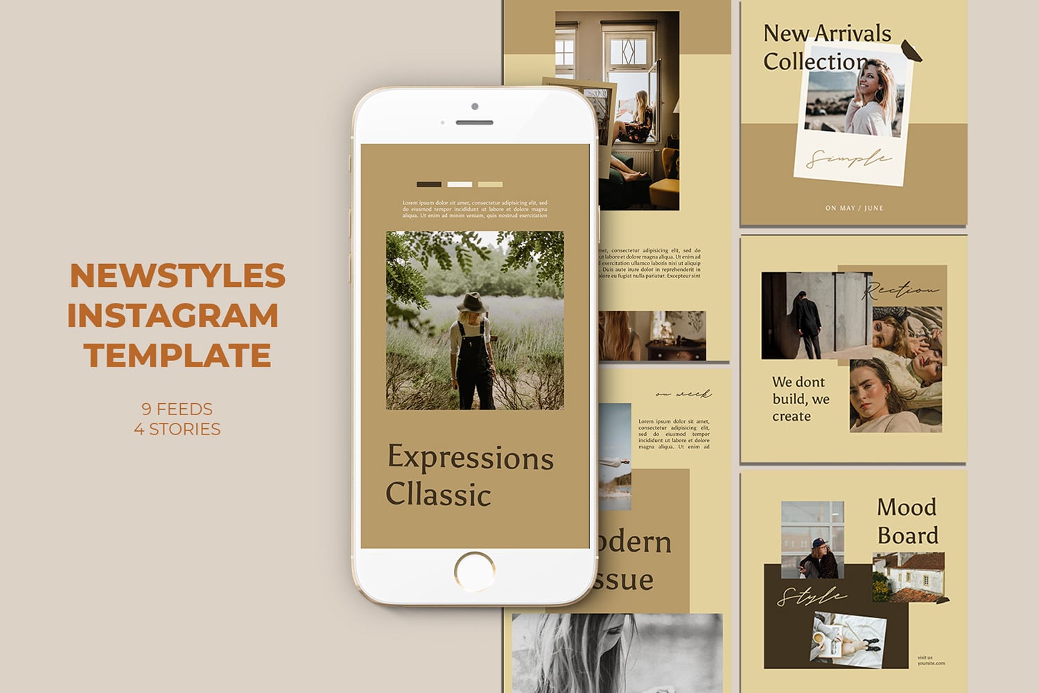 Newstyles Instagram Templates for Social Media