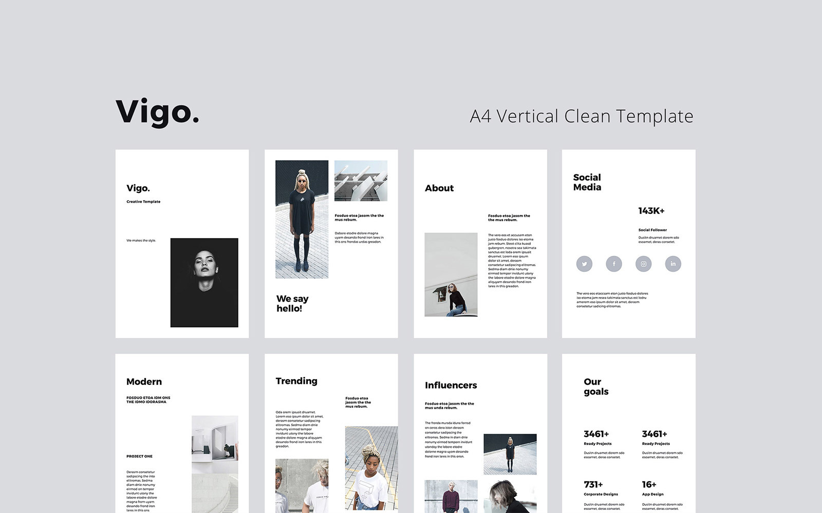 COSA - A4 Vertical Template Google Slides - TemplateMonster
