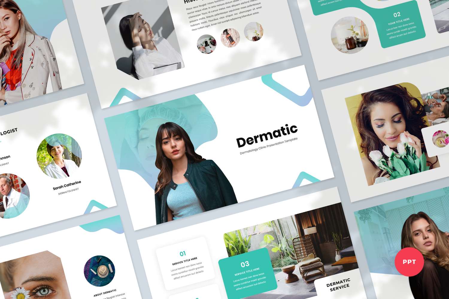 Dermatology Presentation PowerPoint template