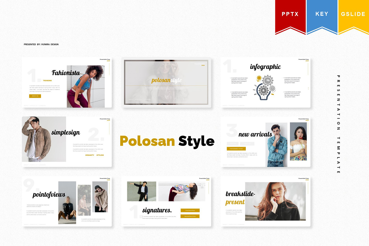 Polosan Stili | PowerPoint şablonu #111236 - TemplateMonster