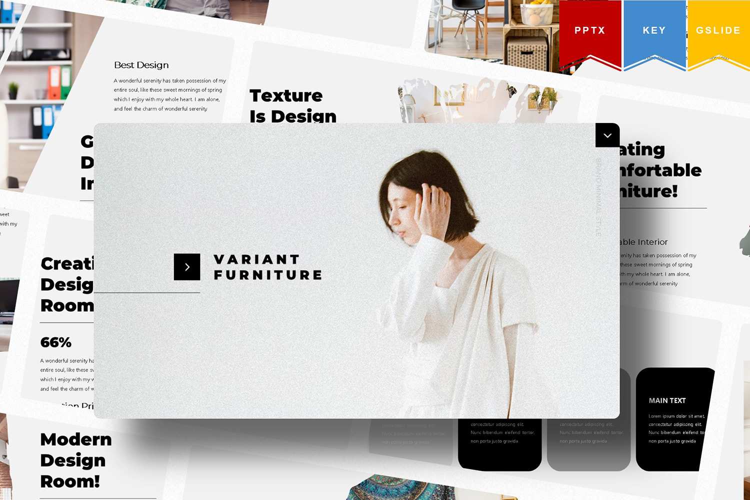 Variant Furniture | PowerPoint template - TemplateMonster