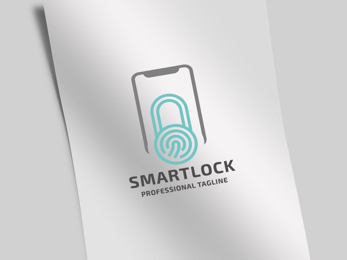 Smart Lock Logo Template #114438 - TemplateMonster