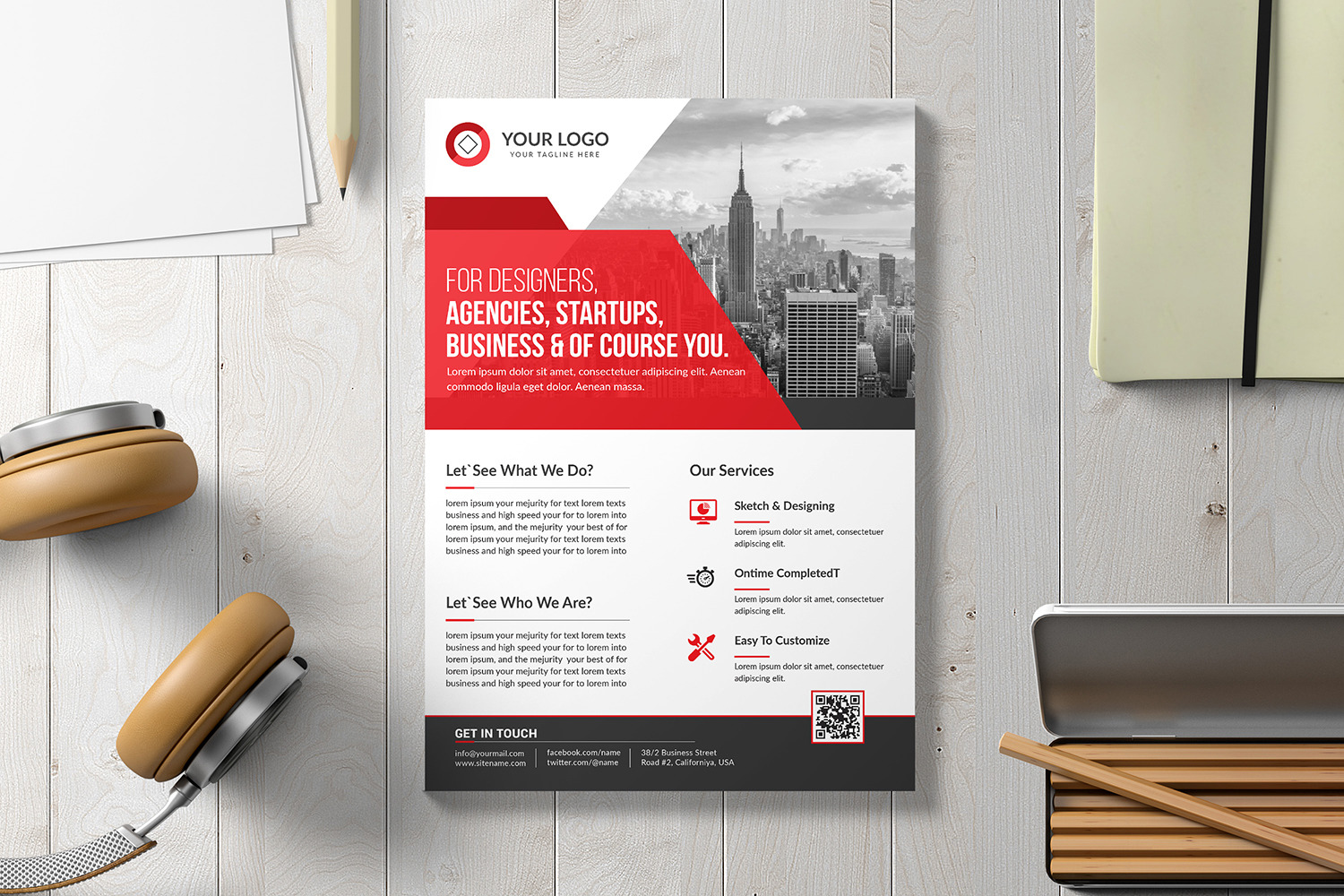 Flyer - Corporate Identity Template #115764 - TemplateMonster