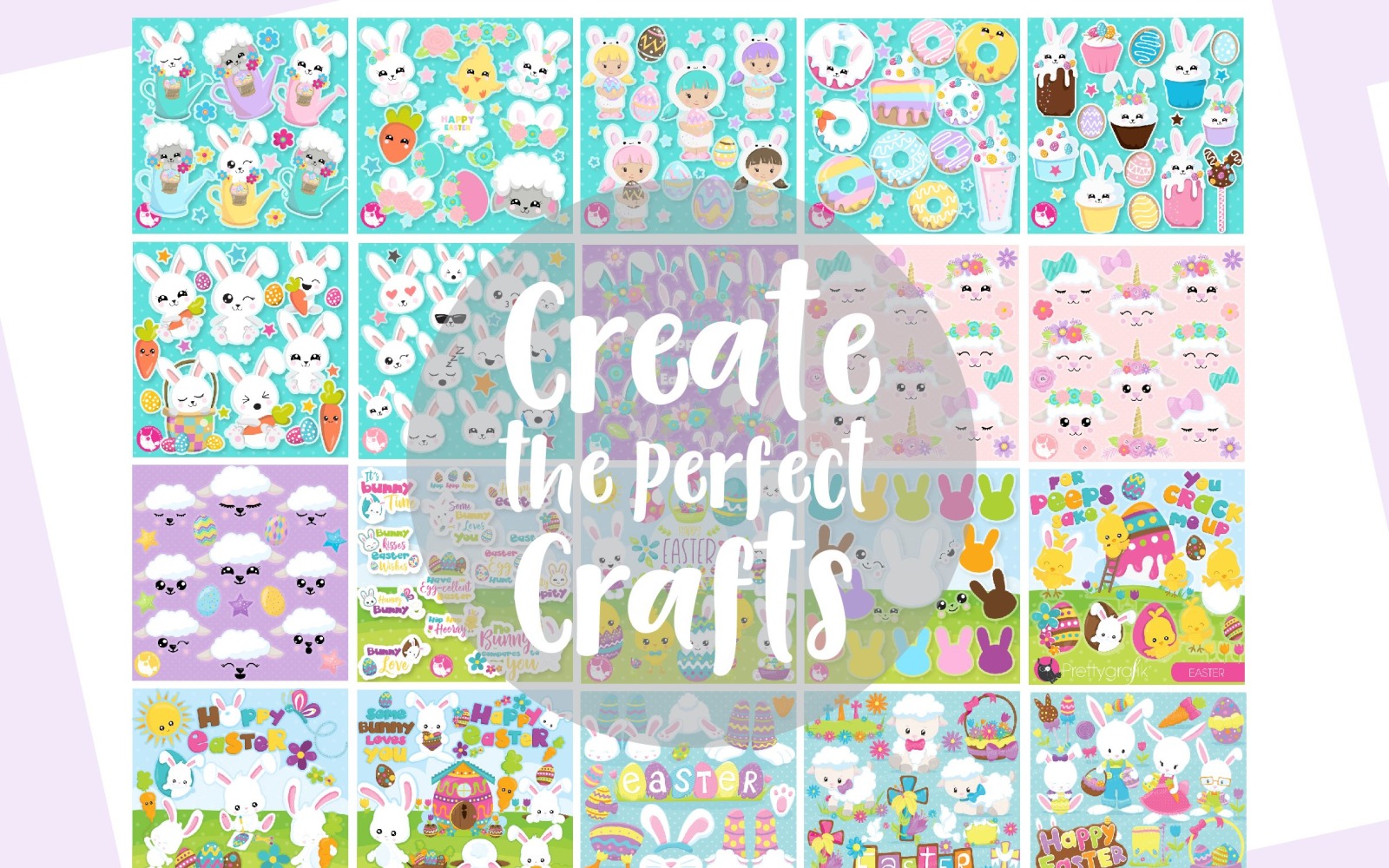 Easter mega bundle 500 in 1 - Vector Image - TemplateMonster