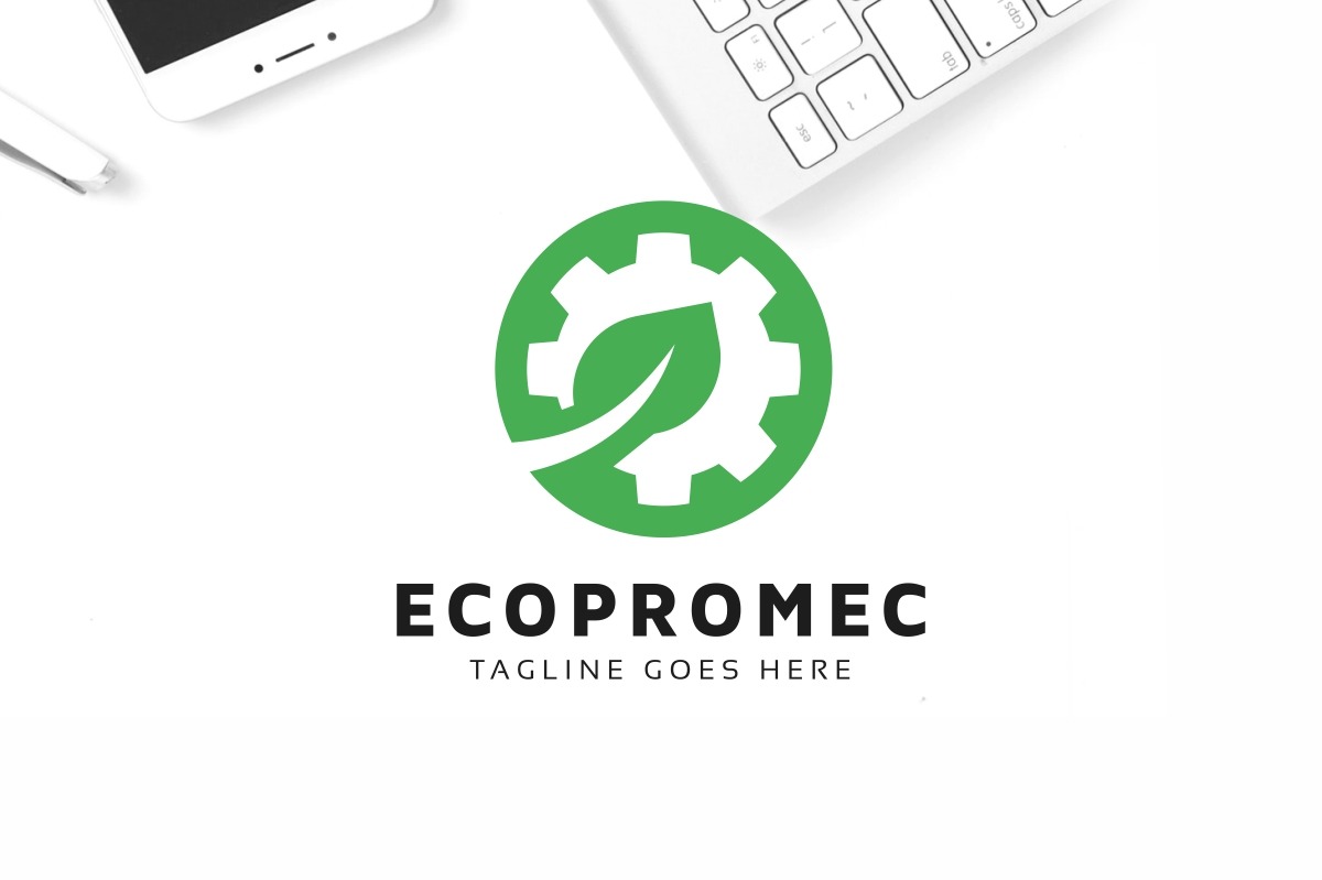 Eco Gear Logo Template #121100 - TemplateMonster