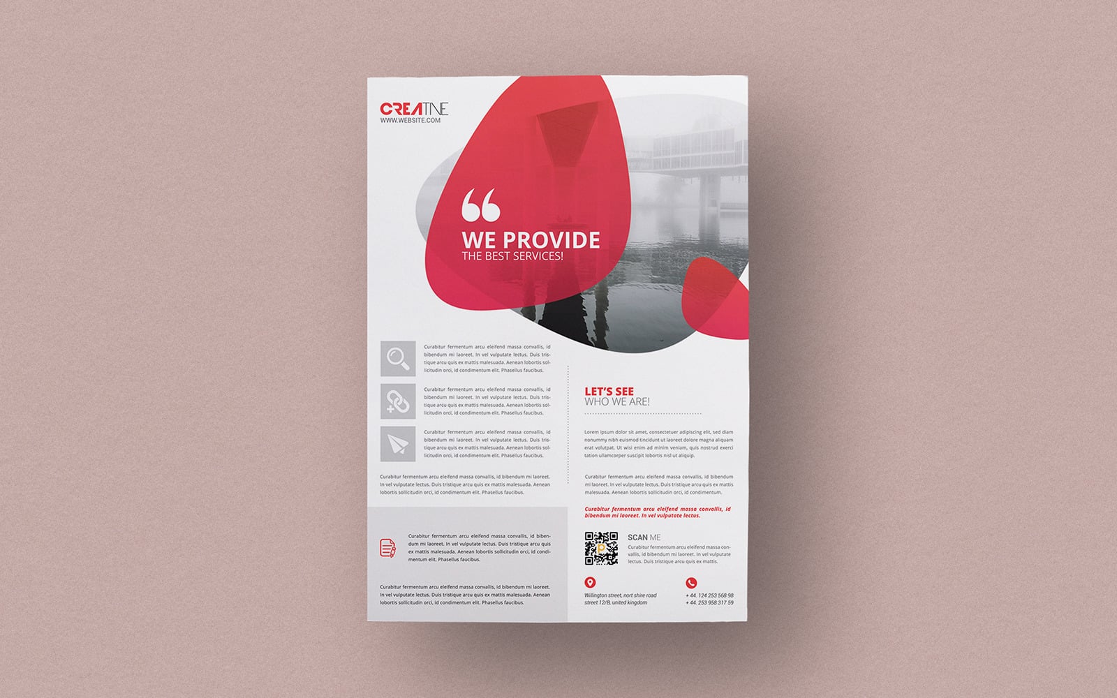 Flyer - Corporate Identity Template #121828 - TemplateMonster