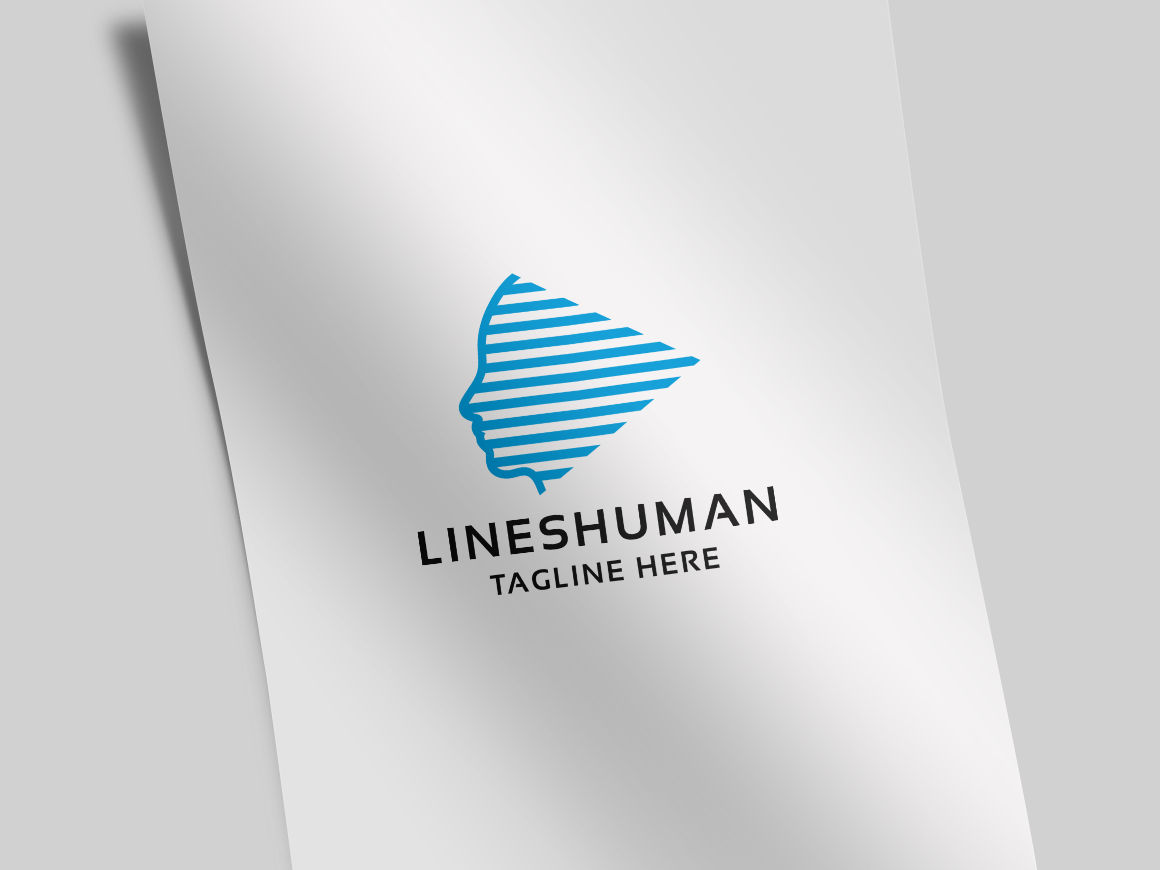 Lines Human Logo Template #122068 - TemplateMonster