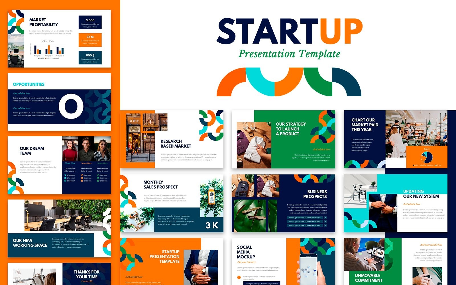 Startup Presentation PowerPoint Template TemplateMonster