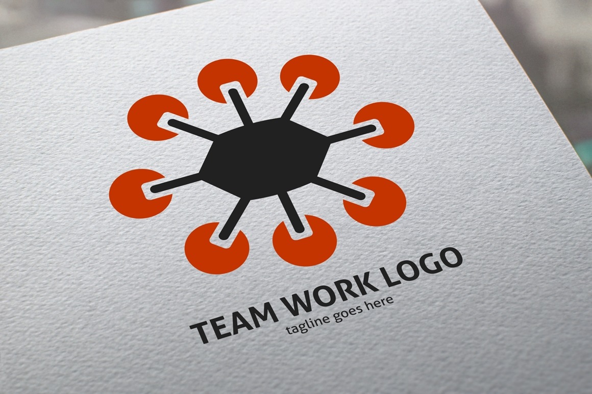 Team Work Logo Template #122533 - TemplateMonster